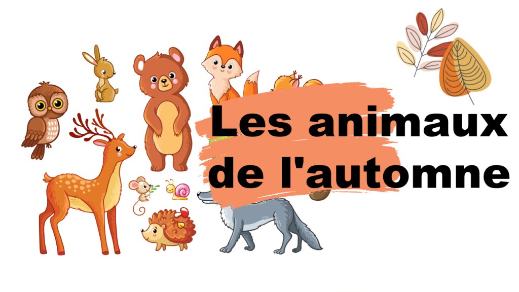 LES ANIMAUX DE L’AUTOMNE – J'imagINES