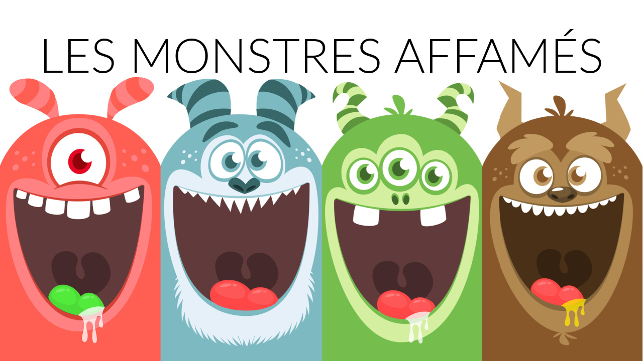 LES MONSTRES AFFAMÉS – J'imagINES