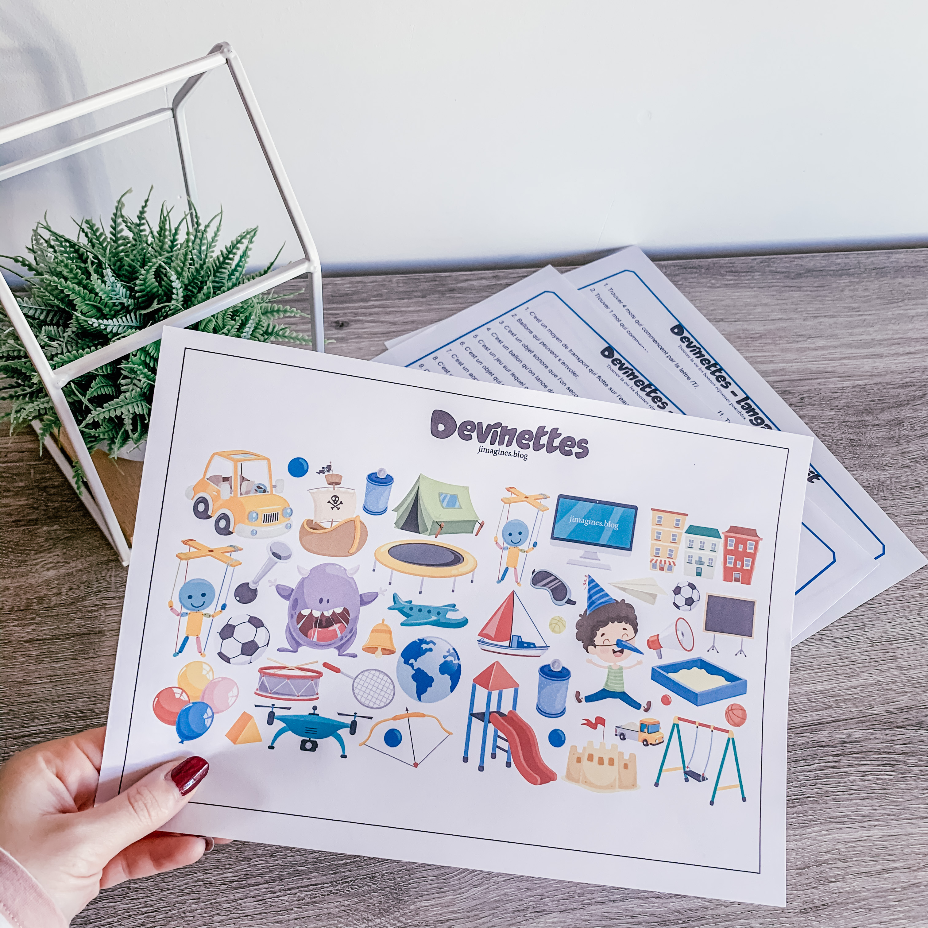 DEVINETTES – J'imagINES