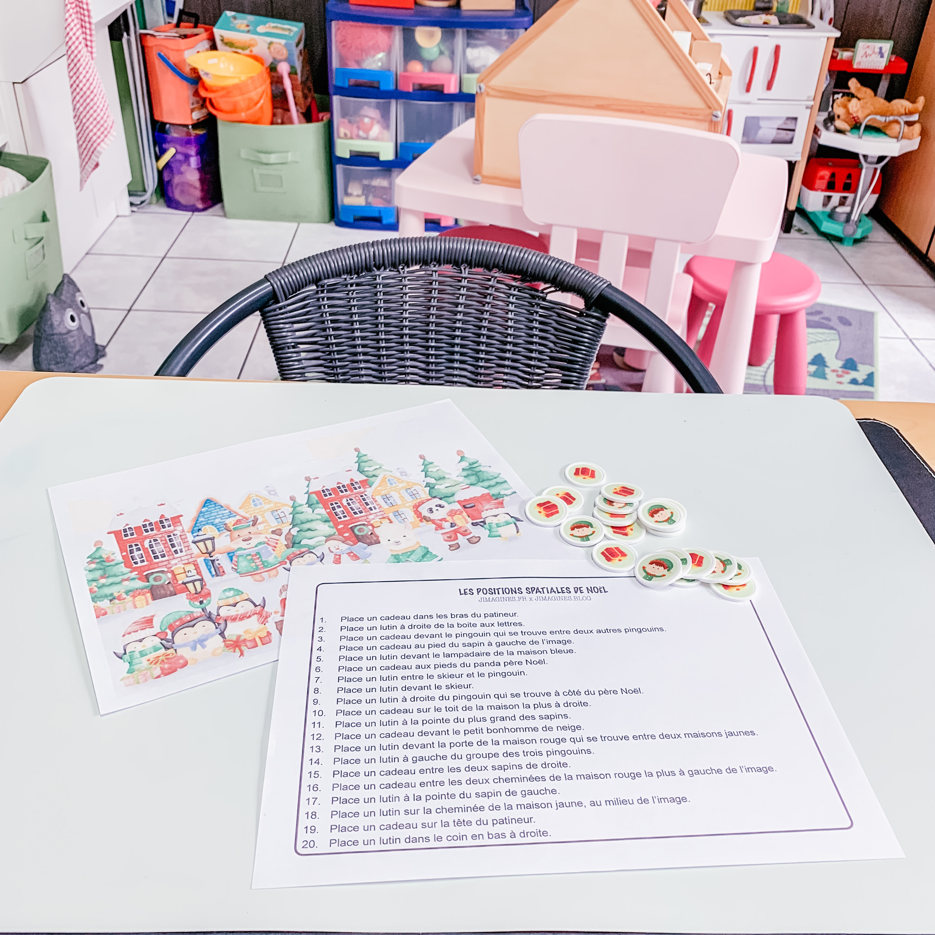 LES POSITIONS SPATIALES DE NOËL – J'imagINES