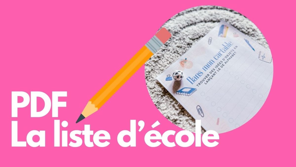 LA LISTE D’ÉCOLE – J'imagINES